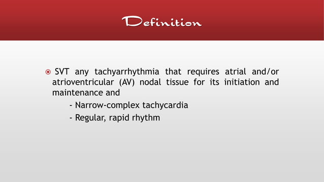 SVT | PDF | Heart and Cardiovascular Diseases | Diseases and Conditions
