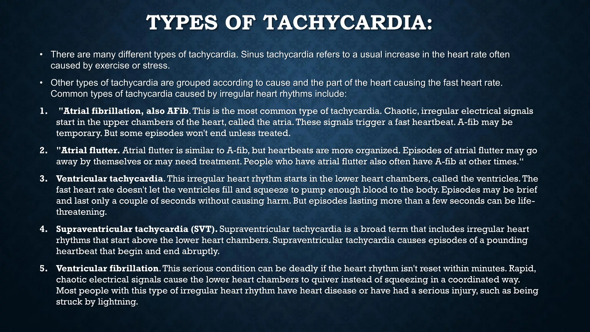 SUPRA VENTRICULAR TACHYCARDIA BY- DR. NASIR UDDIN | PDF