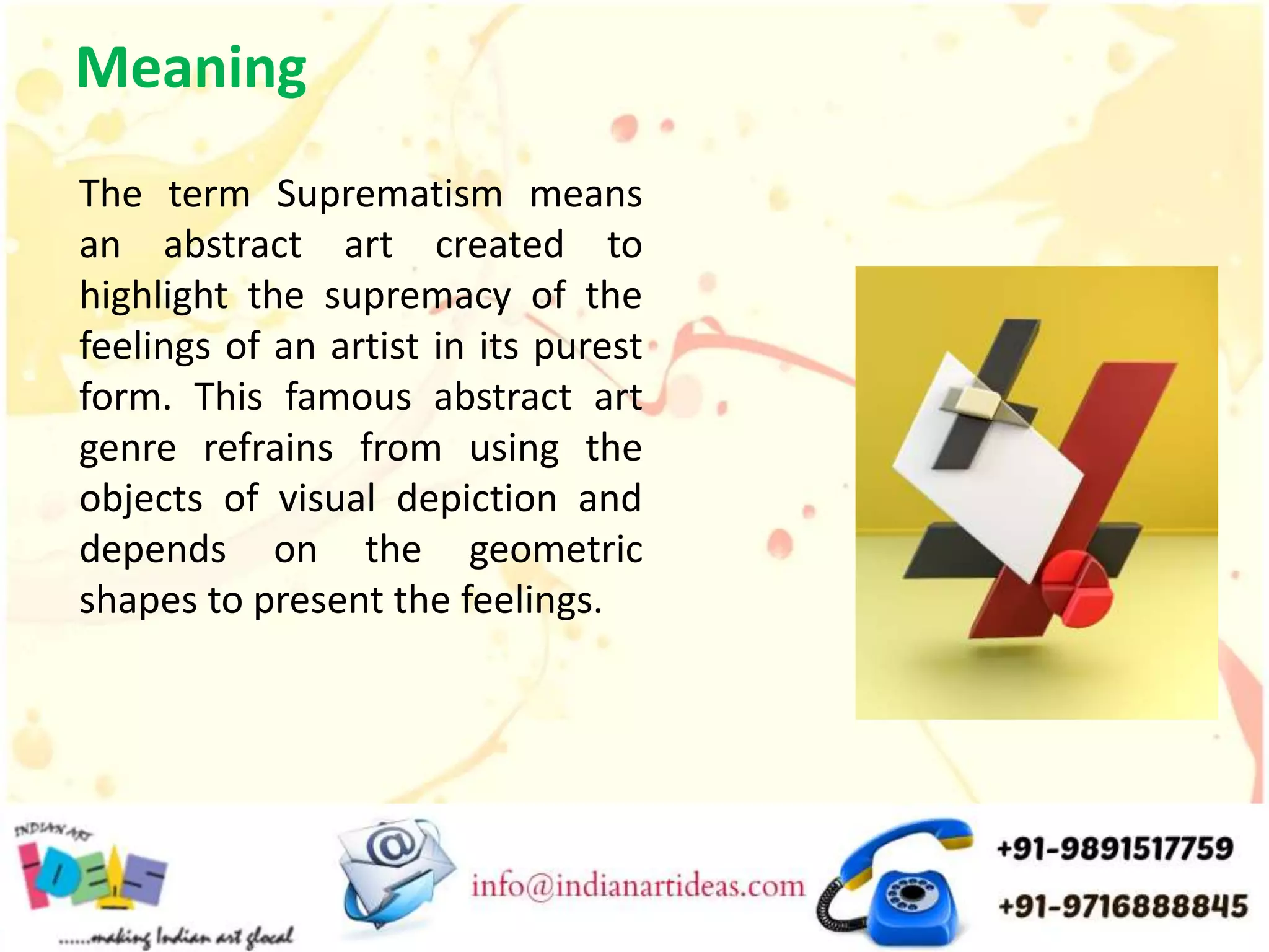 Suprematism: Famous Abstract Art Paintings | PPTX