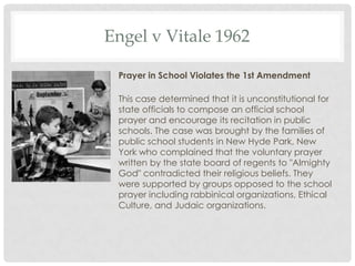 Supreme court Landmark Cases | PPTX