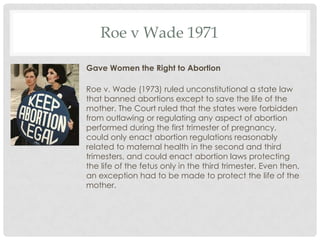 Supreme court Landmark Cases | PPTX