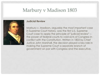 Supreme court Landmark Cases | PPTX