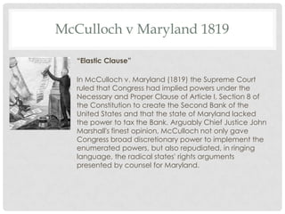 Supreme court Landmark Cases | PPTX