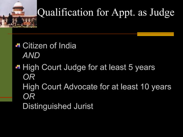 Supreme Court of India ppt for students | PPT
