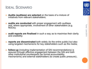 Supreme Audit Institutions’ Engagement with External Stakeholders ...