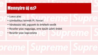 Supreme márka marketing stratégiája | PDF