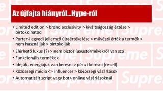 Supreme márka marketing stratégiája | PPT