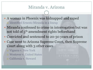 Famous Supreme Court Cases | PPTX