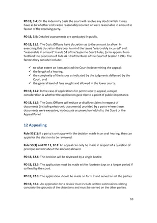 Supreme Court Costs | PDF