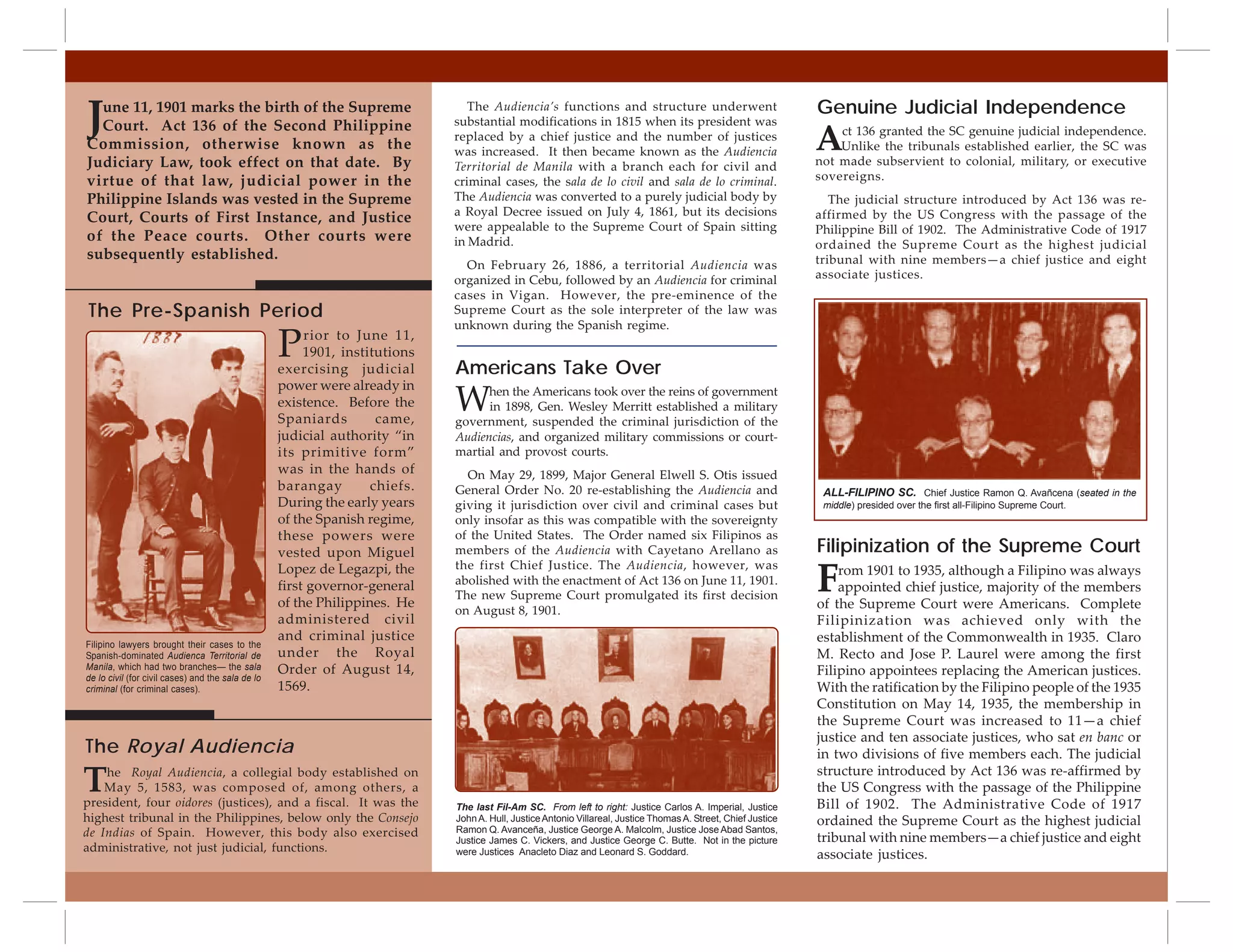 Philippine Supreme Court history as of February 2012 | PDF