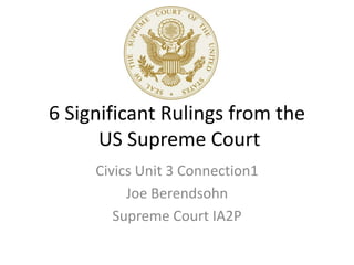 Joe's Civics project | PPTX