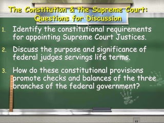 Supreme court nomination process | PPT