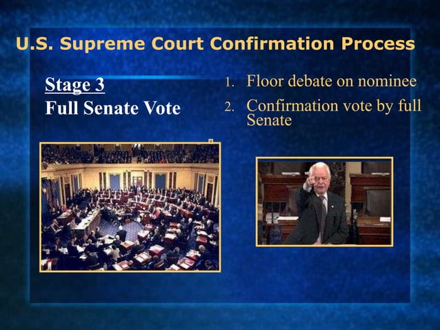 Supreme court nomination process | PPT | Elections | Politics