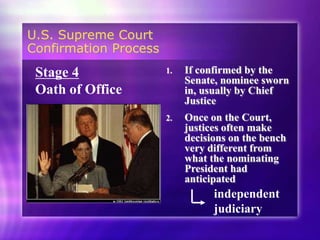 Supreme court nomination process | PPT | Elections | Politics