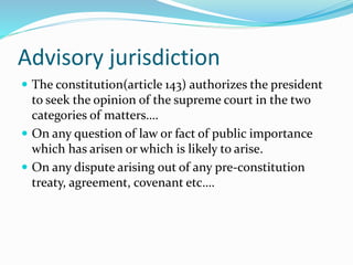 Supreme court of india | PPTX