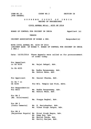 Supreme court order | PDF