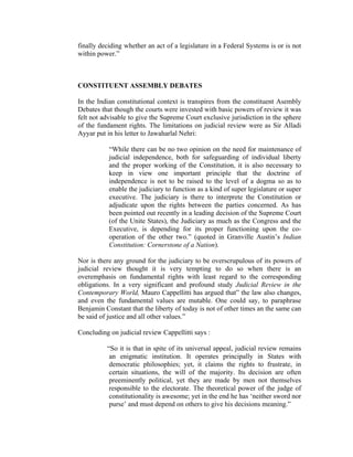 Supreme courts volte face on Constitutional Amendmendt | PDF