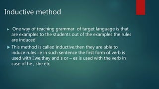 Inductive and deductive method | PPT
