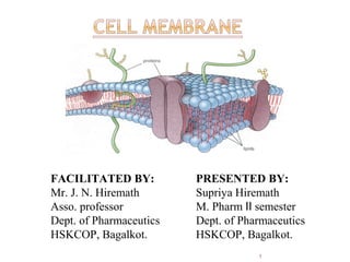 cell membrane supriya | PPT