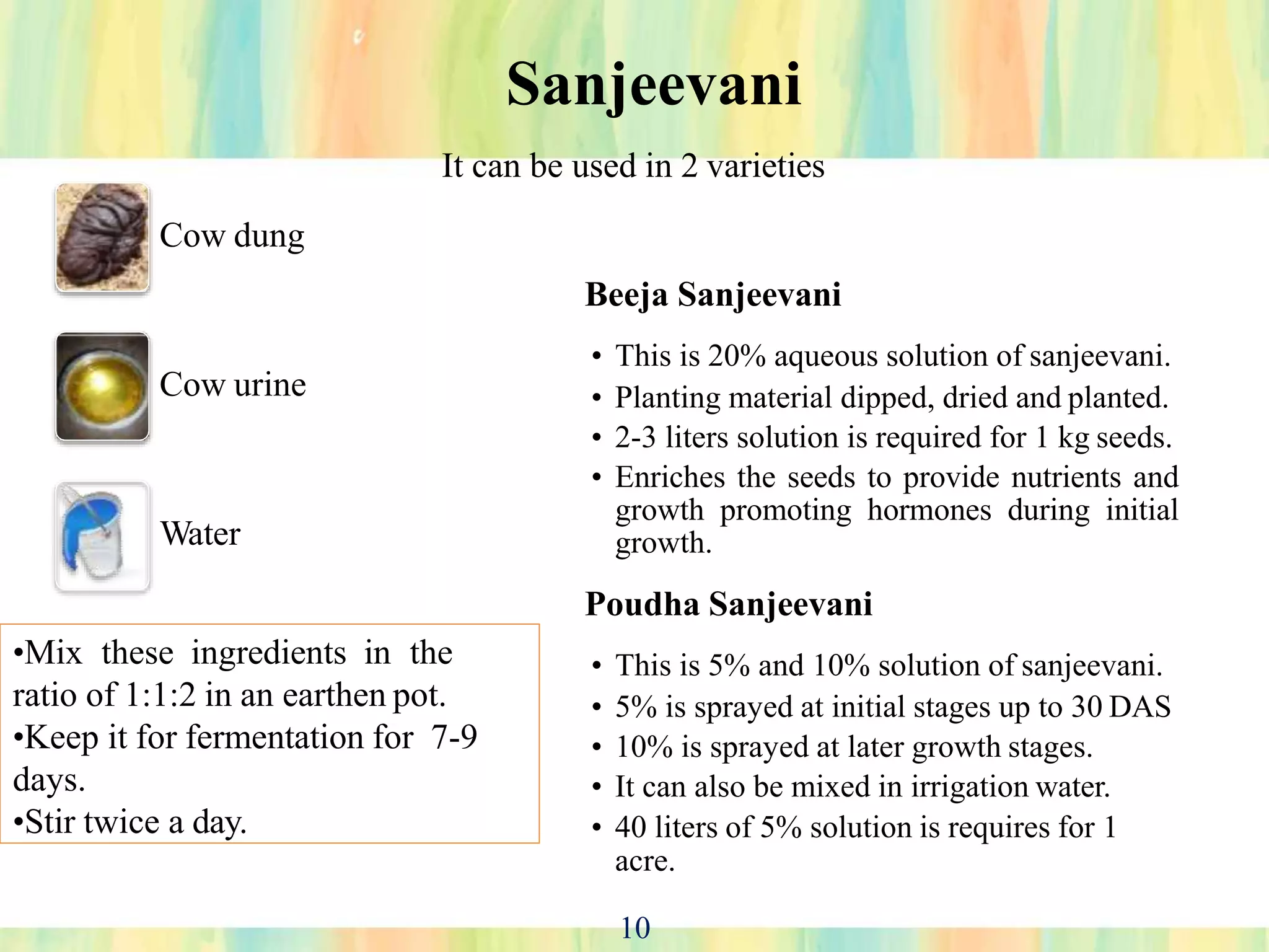 preparation of liquid manures and their quality and its use in organic ...