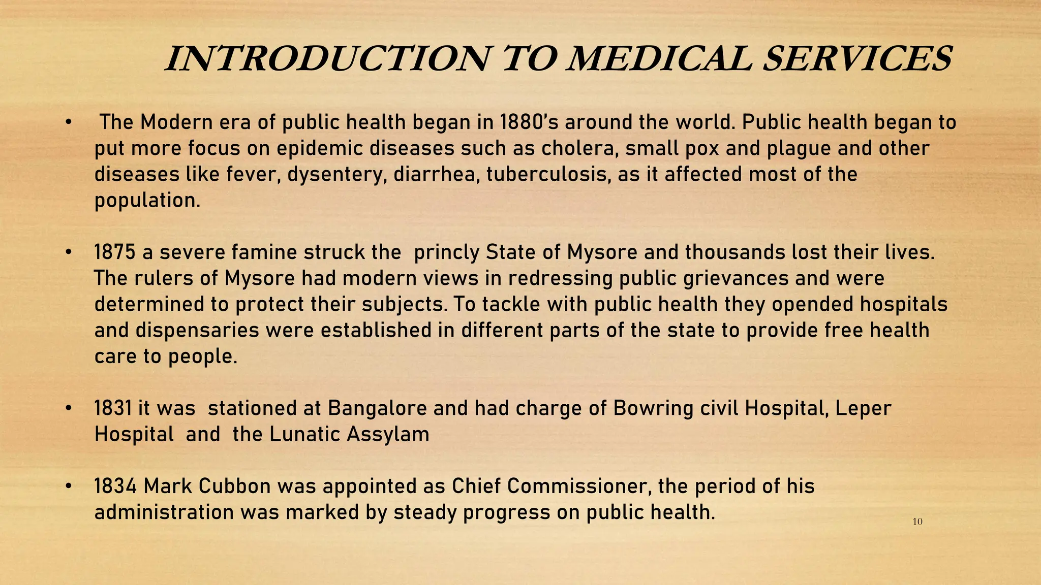 Bowring and Lady Curzon Hospital | PPT