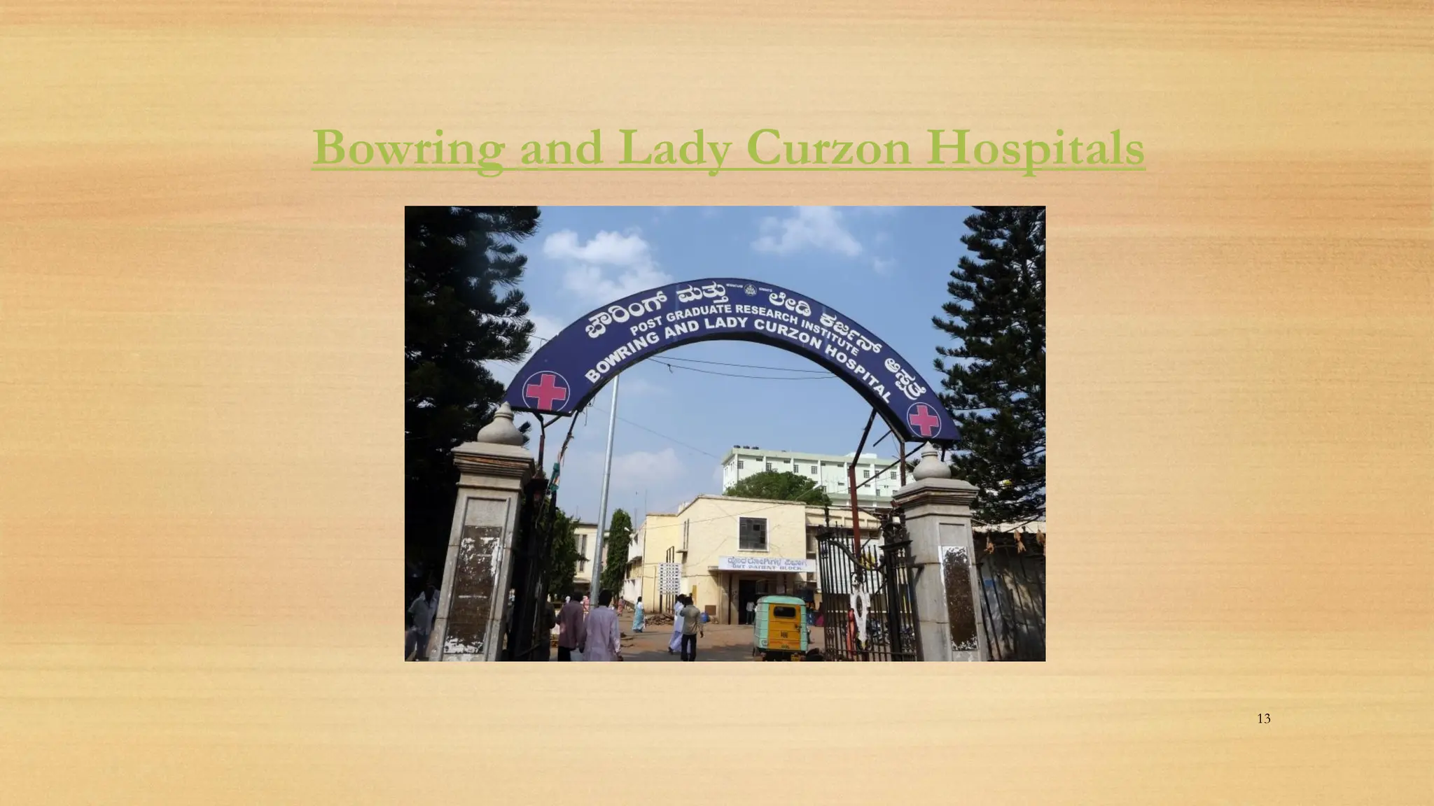 Bowring and Lady Curzon Hospital | PDF