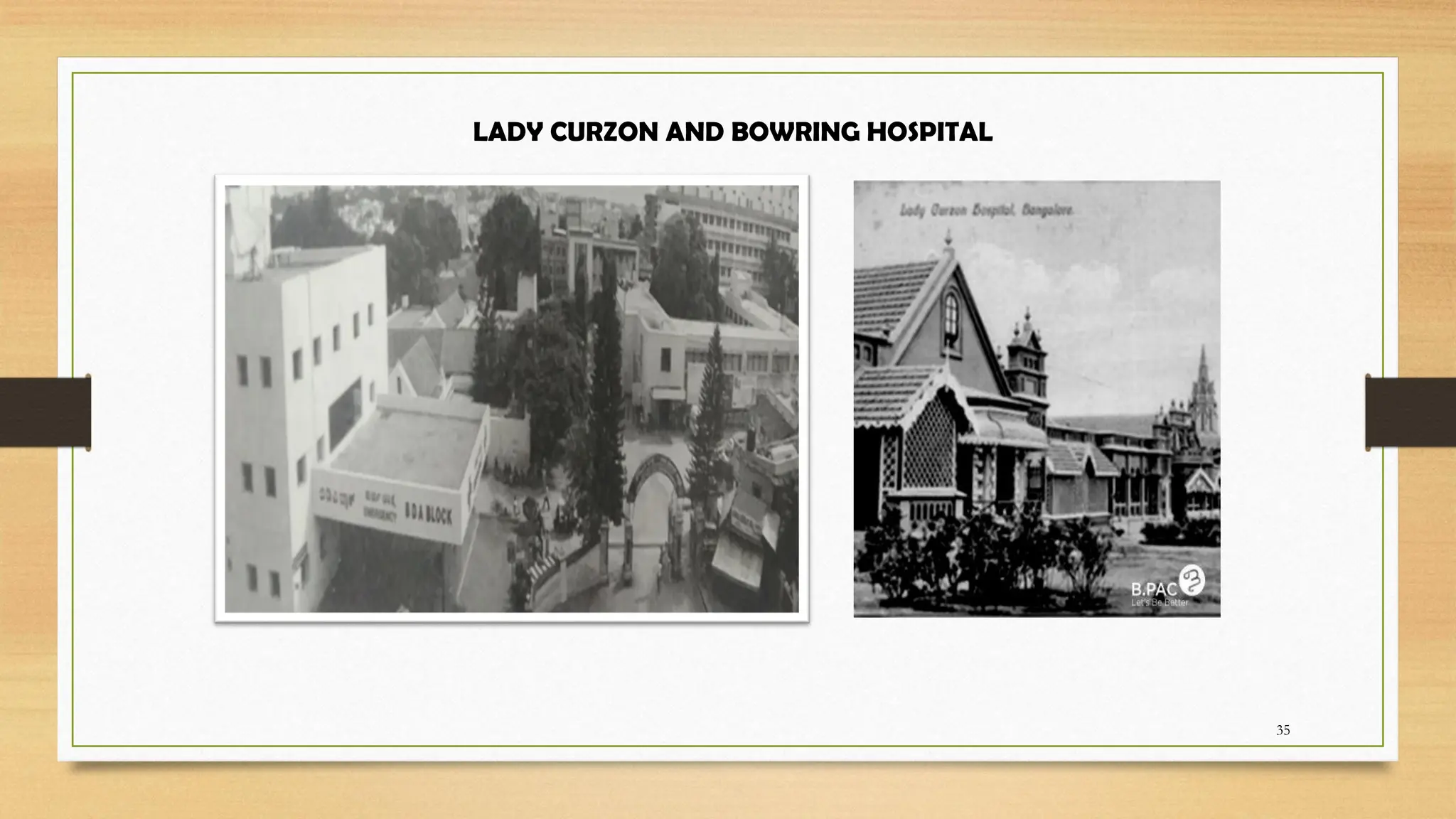 Bowring and Lady Curzon Hospital | PDF