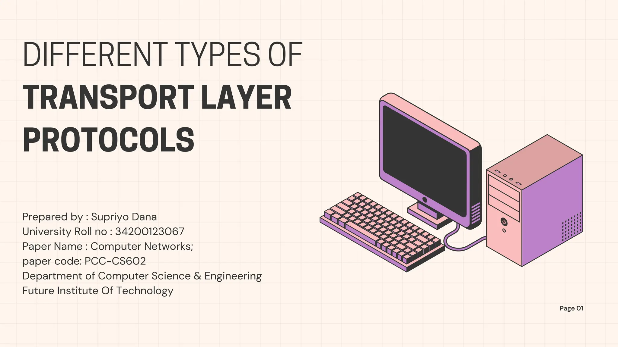 DIFFERENT TYPES OF TRANSPORT LAYER PROTOCOLS | PDF