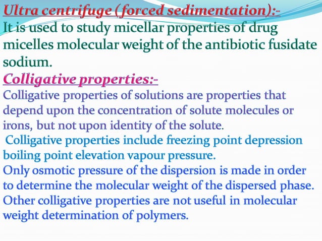 Physical Pharmaceutics-KInetics Properties Of Colloids | PDF | Physics ...