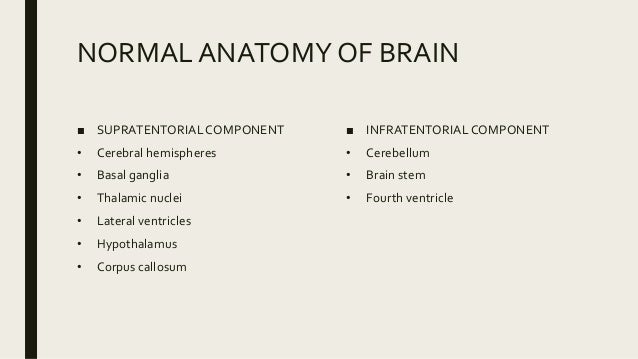 Supratentorial brain tumours