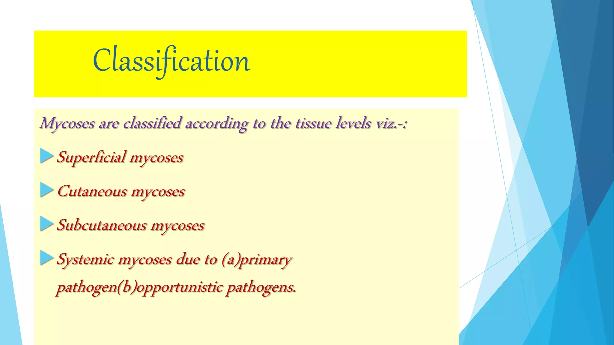 Fungal diseases(MYCOSES) | PPTX