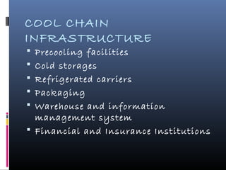 concept of cool chain in India | PPT