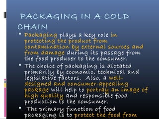 concept of cool chain in India | PPT