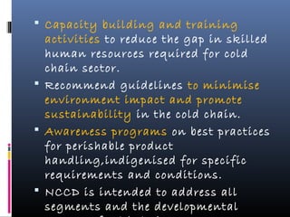 concept of cool chain in India | PPT