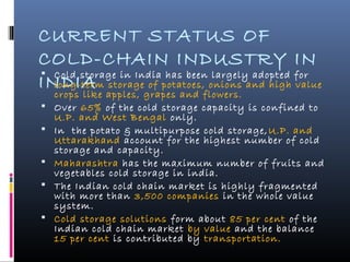 concept of cool chain in India | PPT