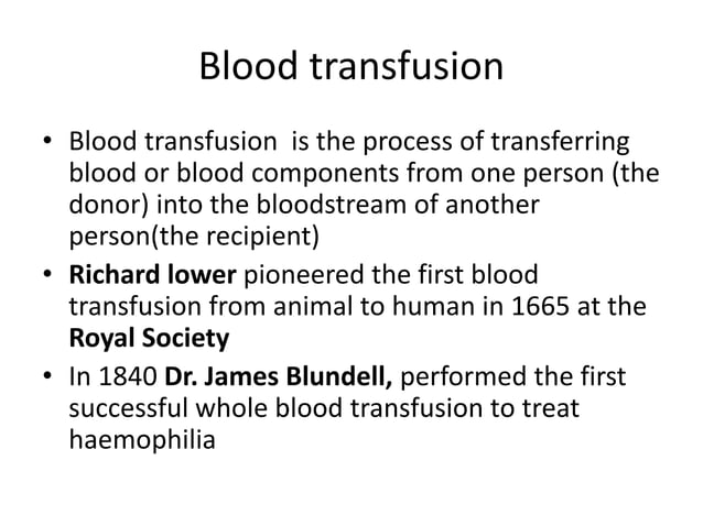 shock and blood trasfution problems and complications | PPT