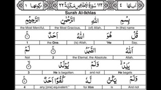 Sura al ikhlas | PPTX