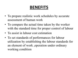 WORK MEASUREMENT | PPTX