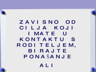 Suradnja roditelja i učitelja | PPT