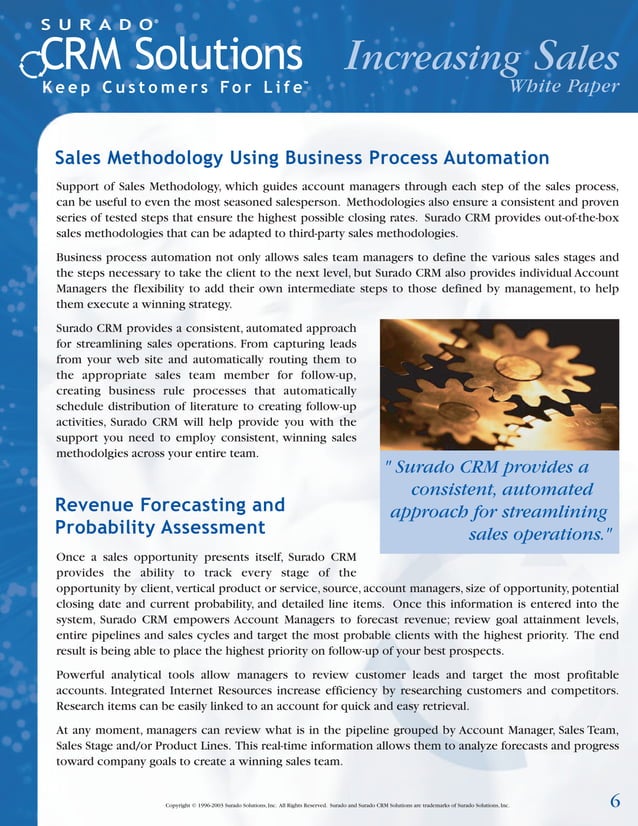 Surado Crm Increasing Sales | PDF
