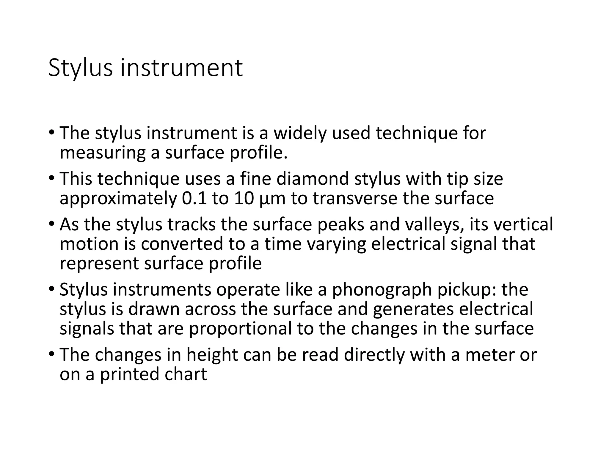 Surface tread measurement of screw thread | PPT