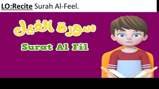surah-ul-feel Quran chapter . The people of elephant pptx | PPT