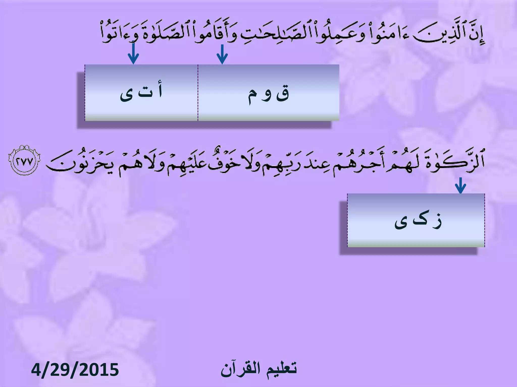 Surah al baqarah 275-281 | PPTX