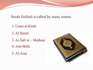 Surah Al-Fatiha | PPTX