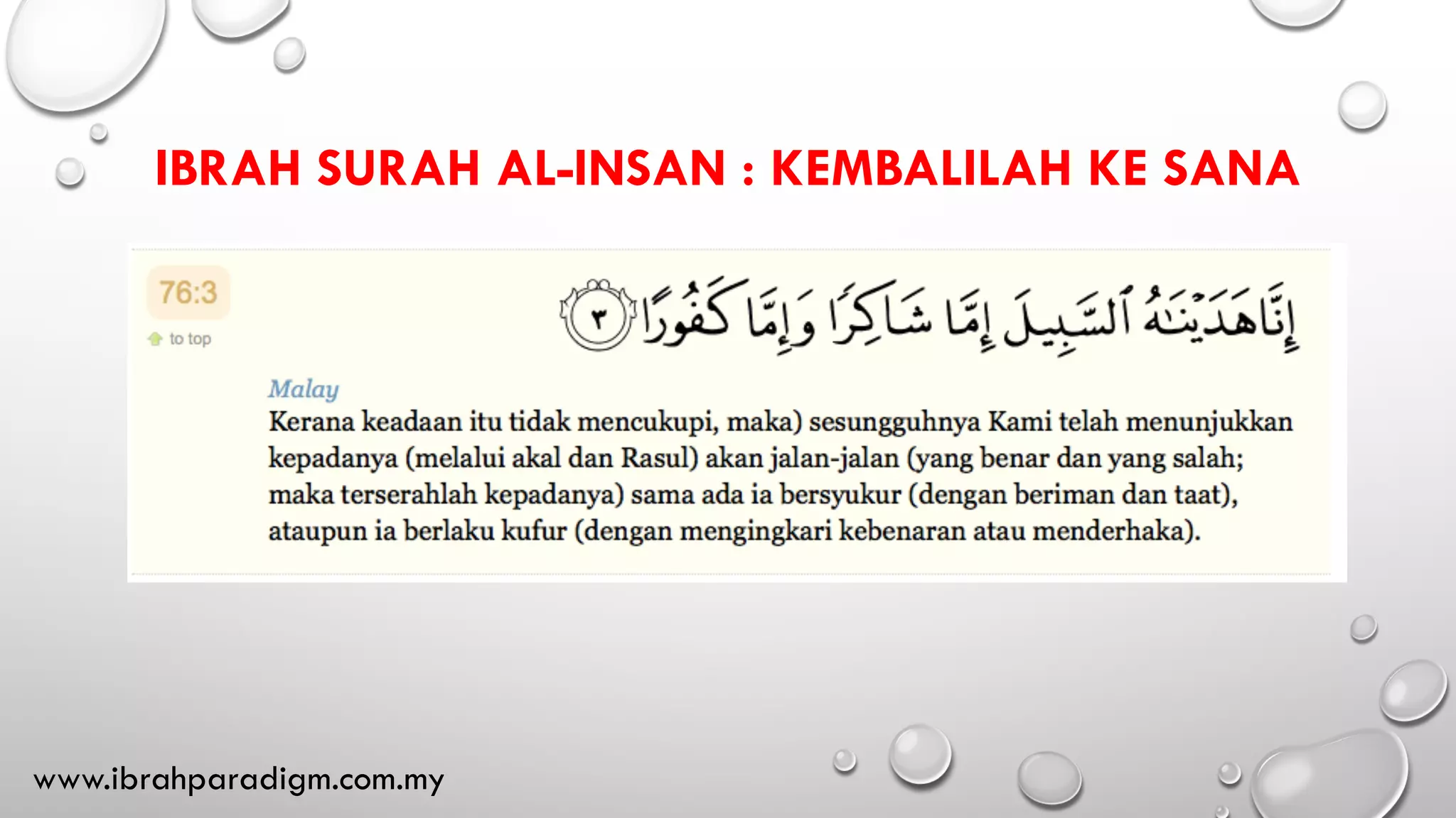 Indahnya Surah al-Insan 2017 | PDF