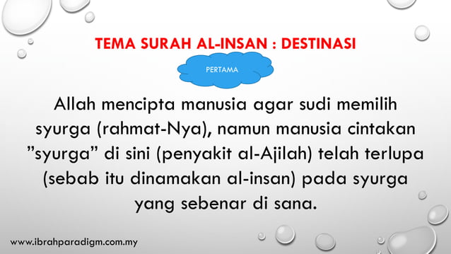Indahnya Surah al-Insan 2017 | PDF