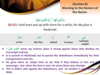 Surah Al Qalam - A Detailed Surah Analysis | PPTX