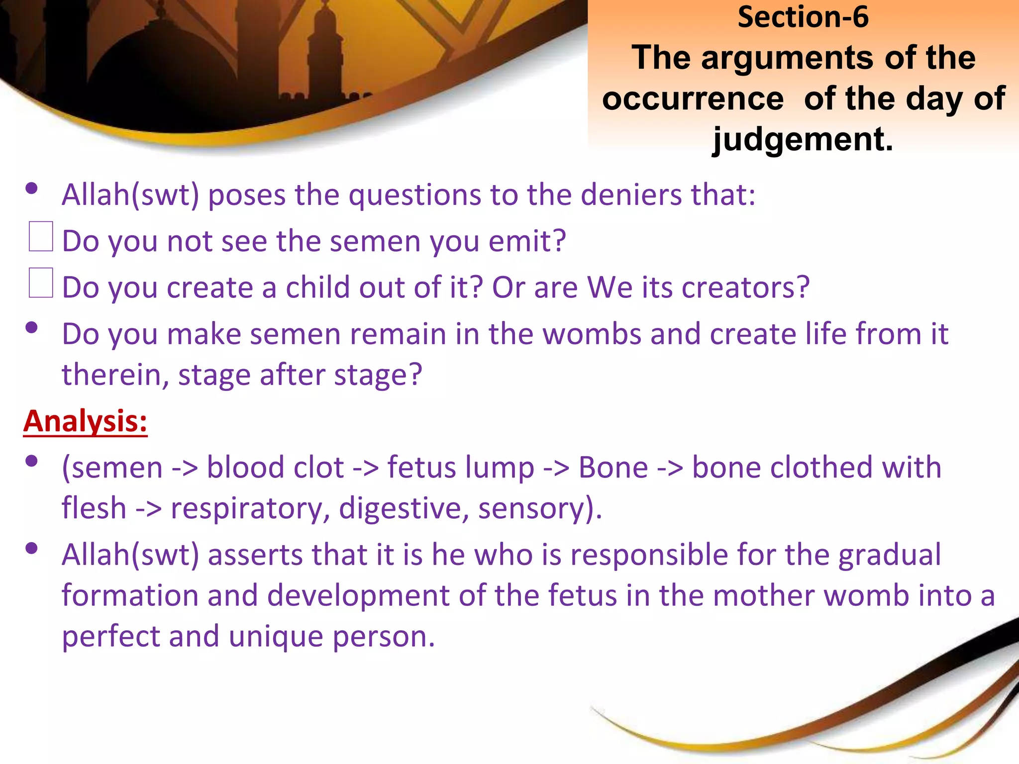 Surah Al Waqiah - A Detailed Analysis - Part 2 | PPTX