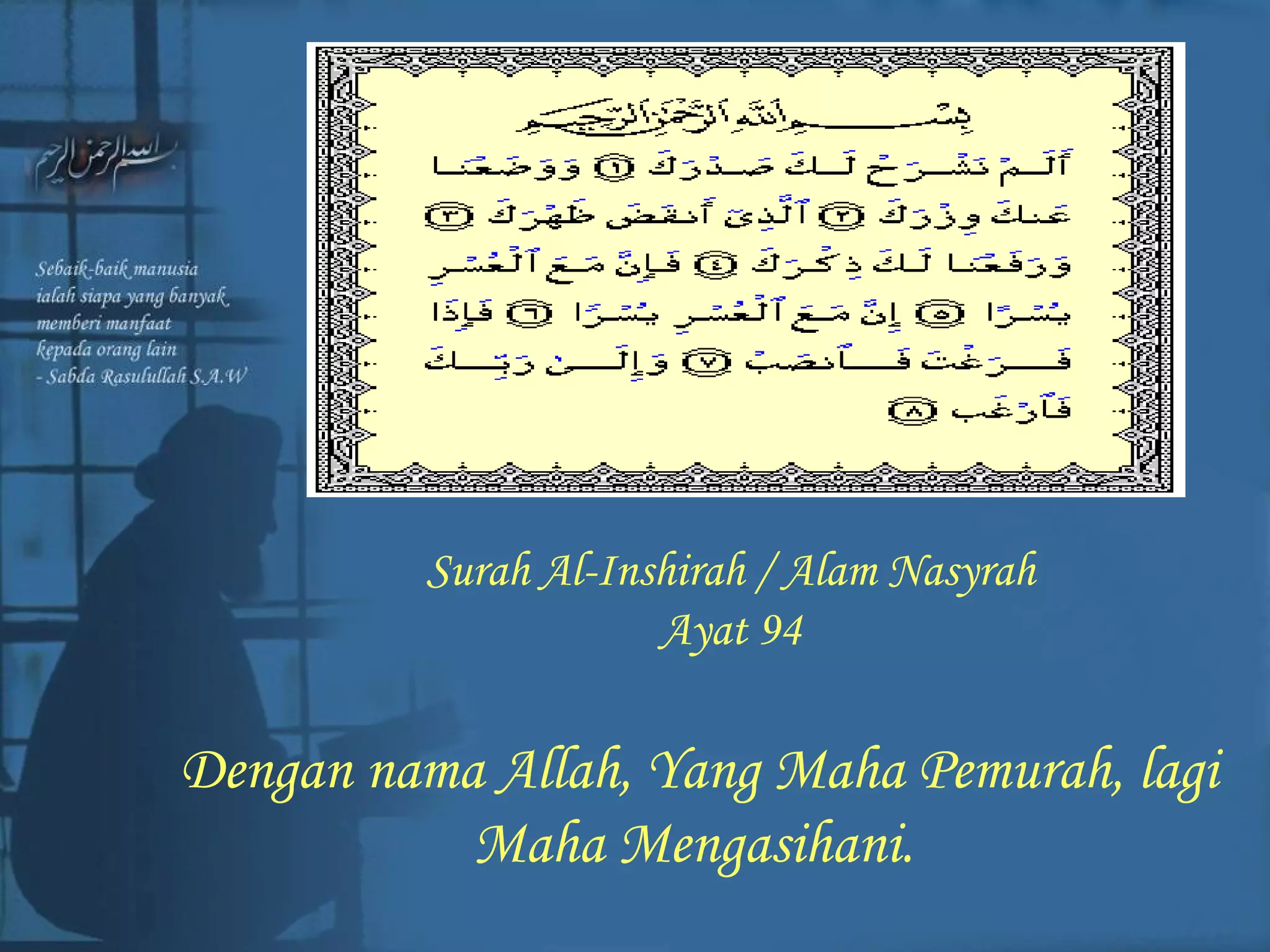 Surah Alam Nasrah | PPS