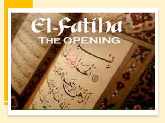 Surah al Fatiha 2021 JTQ English | PPT